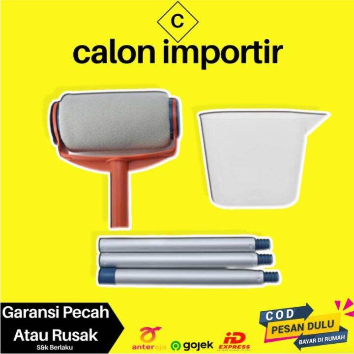 Roller Roll Rol Kuas Cat Tembok Pintar Redill Isi Kedalamnya Anti ...
