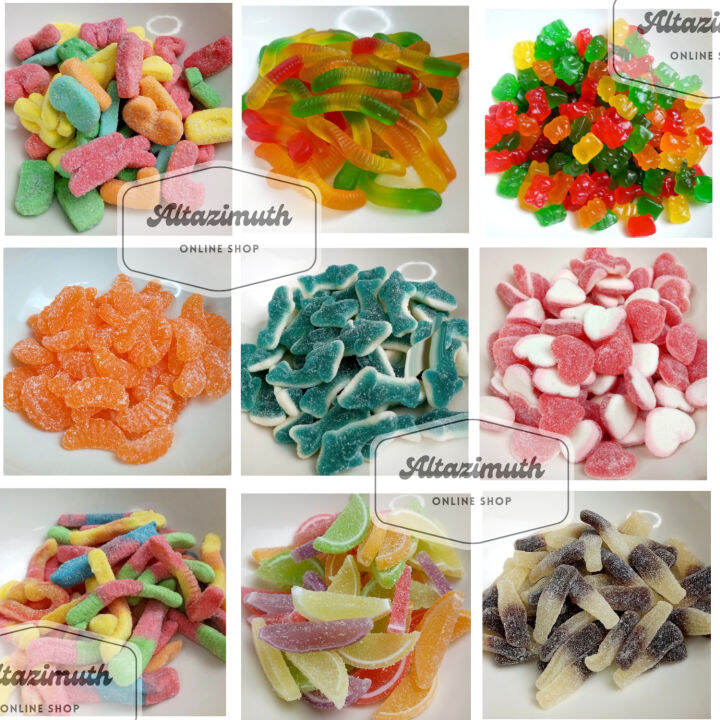 Gummy Bears Candy Gummy Shark Cola 1/2Kilo Candies Gummy Worms Gummy ...