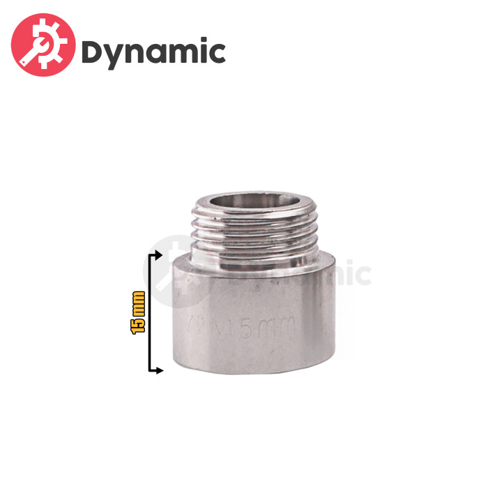 Stainless 1/2 NPT ( 20mm ) Male x 1/2 NPT ( 20mm ) Female 15mm Male ...