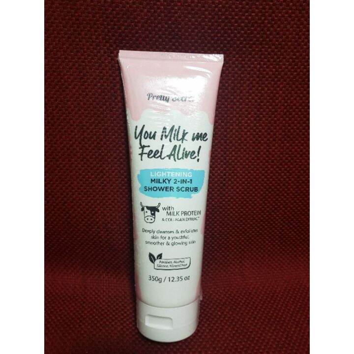 Pretty Secret Lightening Milky Salt Scrub 250g/ Milky Shower Scrub ...