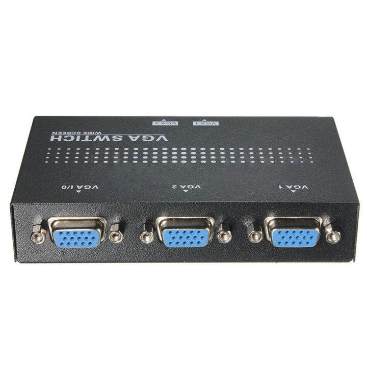 2 In 1 Out VGA VGA 2 PORTE a monitor two sources MANUAL SWITCH SPLITTER ...