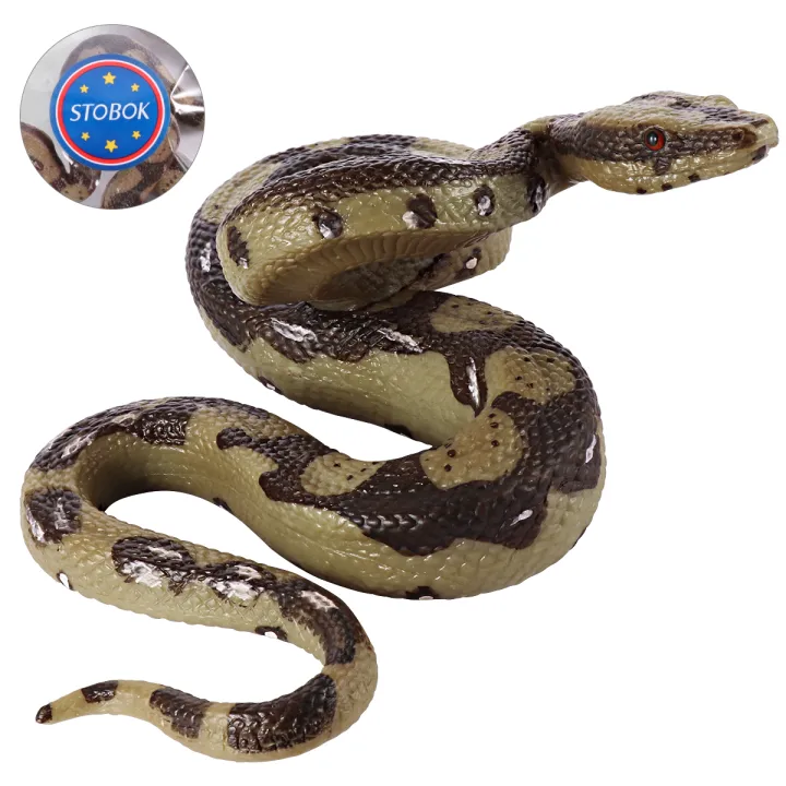 STOBOK High Simulation Python Model Toy Big Realistic Snake Halloween ...