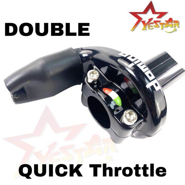 ♔COD 1 PC Universal Domino Double Quick Throttle for FI Motorcycles ...
