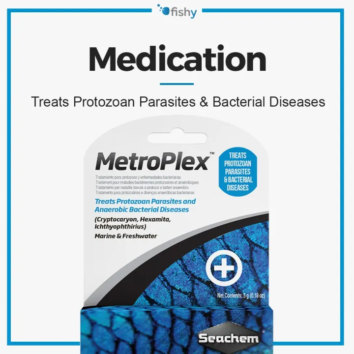 Seachem MetroPlex | Treats Fungal & Bacterial Diseases | Lazada PH