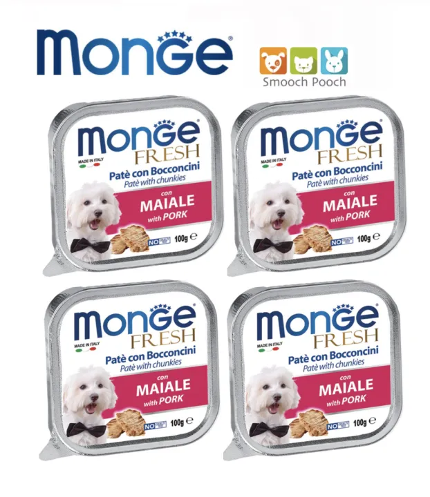 Monge Fresh 100g. Pork/Maiale (set of 4) | Lazada PH