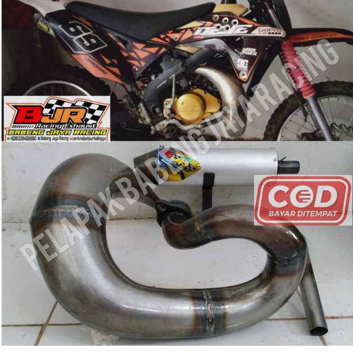 KNALPOT UDANG TRAIL SUZUKI RGR JUMBO SPRINTER MODEL KTM PNP RANGKA CUSTOM KTM KLX STANDAR PLAT ...