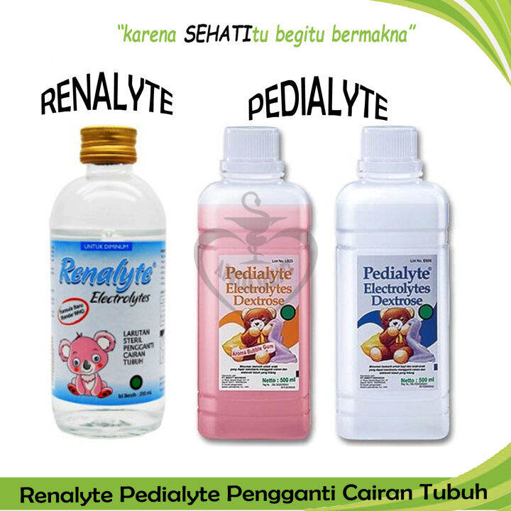 Renalyte Pedialyte Electrolytes Botol Larutan Pengganti Cairan Tubuh ...