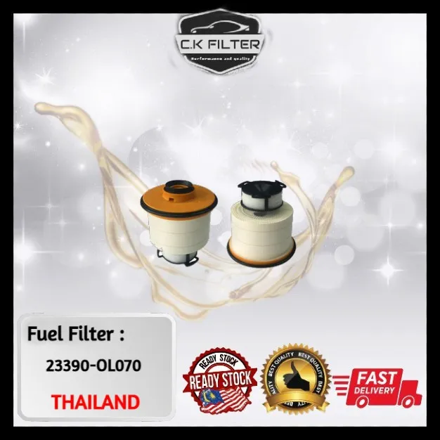 TOYOTA HILUX REVO GUN120 GUN125 FUEL FILTER 23390-OL070 | Lazada