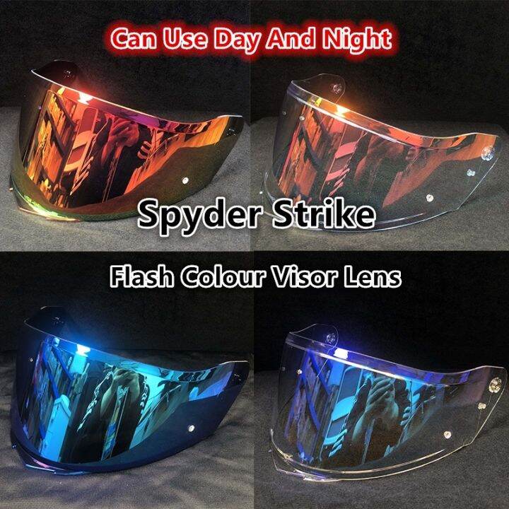 dabnhuwq Spyder Strike Visor Lens Spyder Helmet Iriduim Revo Visor Lens ...