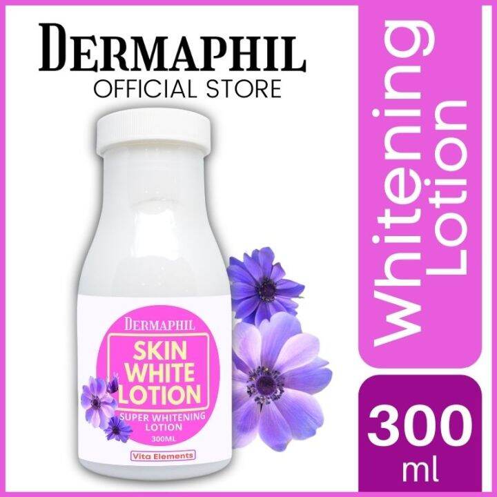 DERMAPHIL Skin White Lotion 300ml / Super Whitening Lotion | Lazada PH