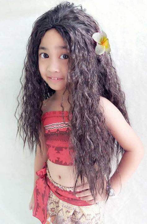 Wig / Rambut Palsu Disney Princess Putri Moana | Lazada Indonesia