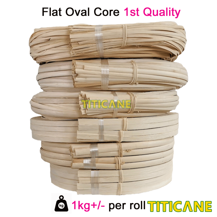 Flat Oval Rattan Core [ Rotan Pulur ] [ 8mm to 12mm ] | Lazada