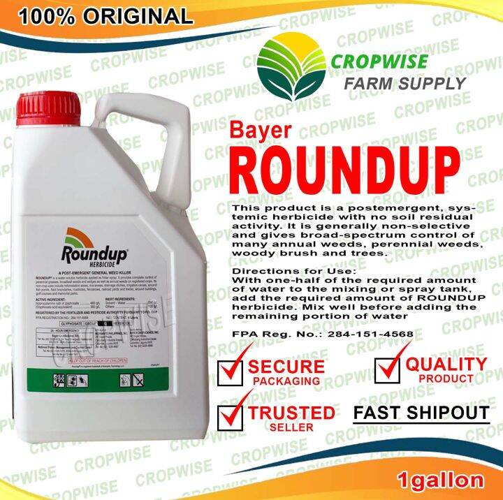 Bayer ROUNDUP Herbicide Gallon | Lazada PH