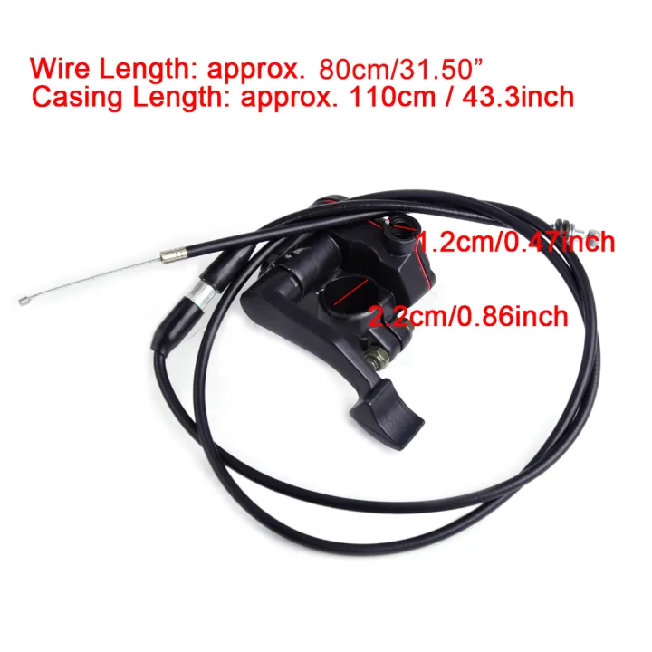 beler Thumb Accelerator Lever Controller Throttle Wire Cable Assembly ...