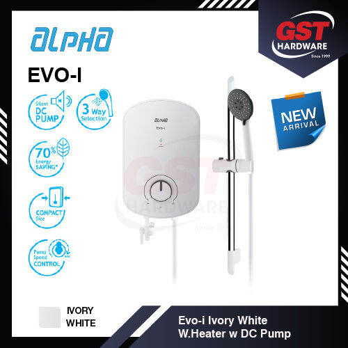 Alpha Evo-I Instant Water Heater with Pump Heater Shower 熱水器 Pump | Lazada