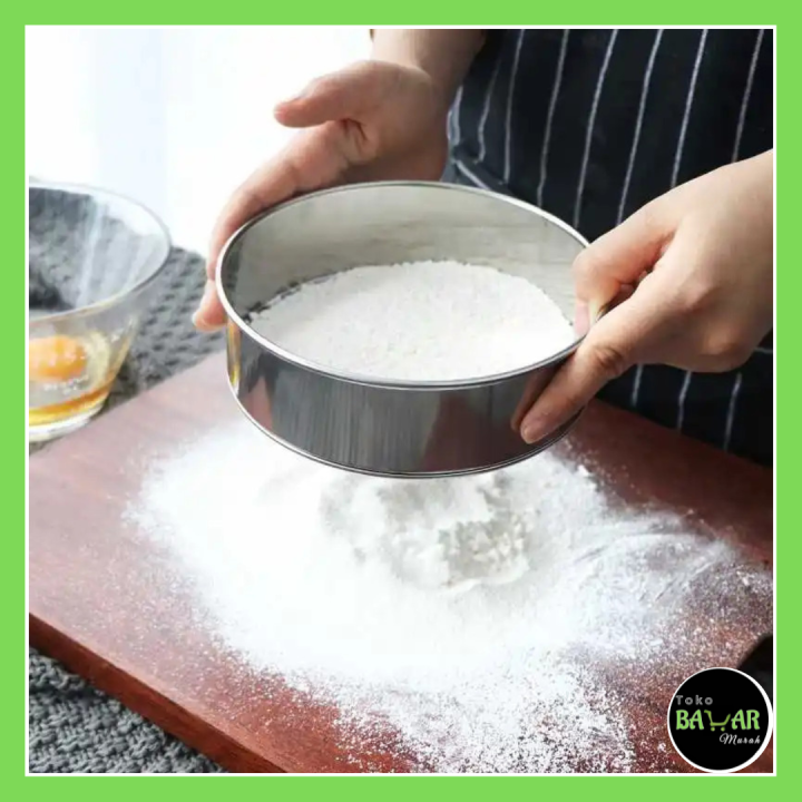 Ayakan Tepung Stainless Steel / Strainer / Ayakan / Saringan Tepung ... Ayakan Tepung Stainless Steel / Strainer / Ayakan / Saringan Tepung ...