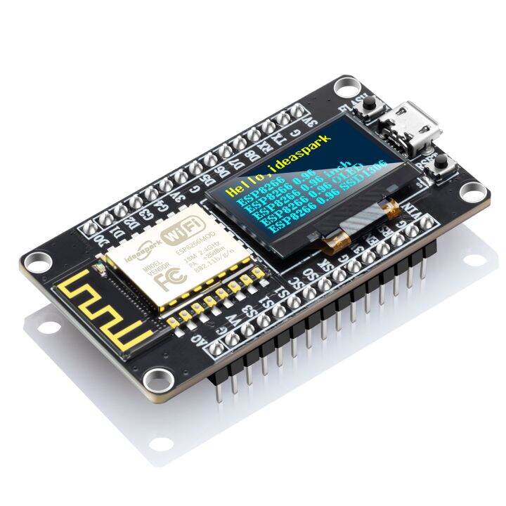 1 Nodemcu ESP8266 papan pengembangan dengan layar OLED 0.96 1 Nodemcu ESP8266 papan pengembangan dengan layar OLED 0.96