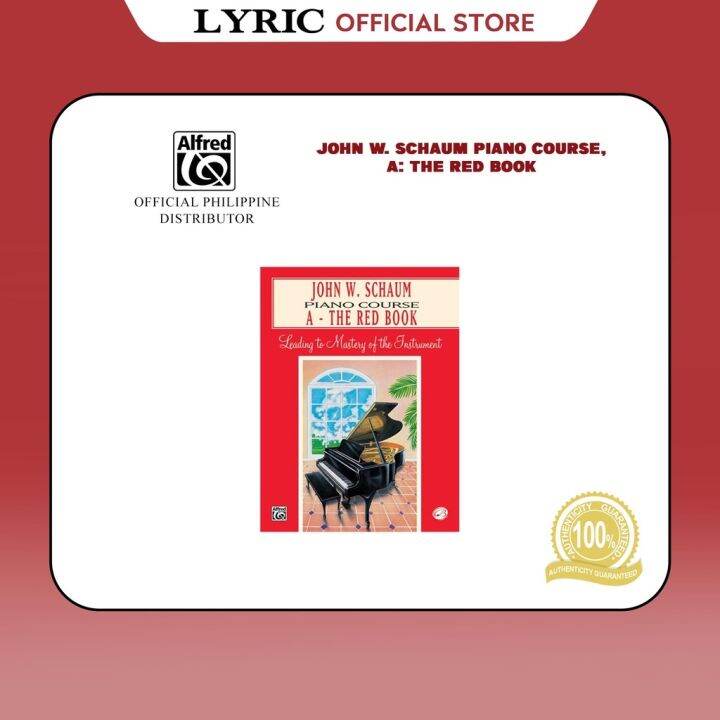 John W. Schaum Piano Course: A -- The Red Book | Lazada PH