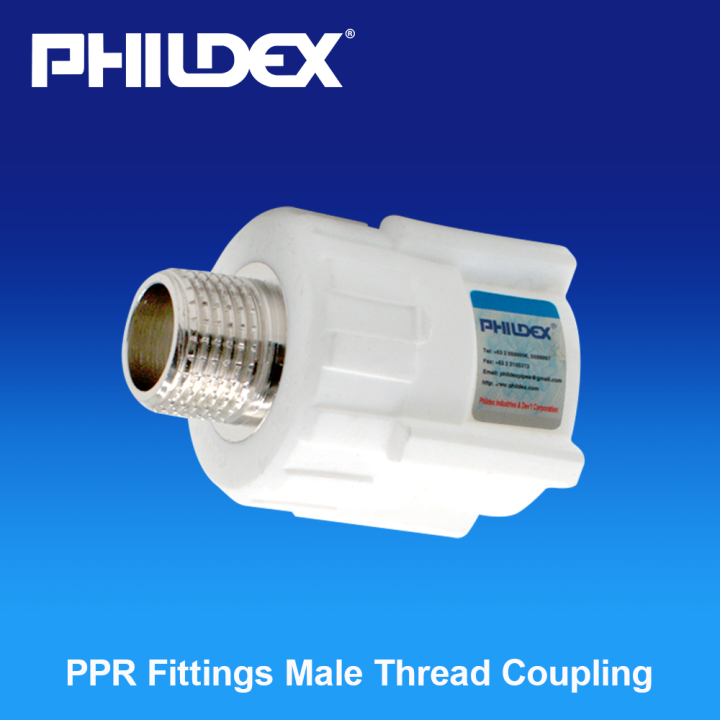 Phildex PPR Fittings Male Thread Coupling | Lazada PH