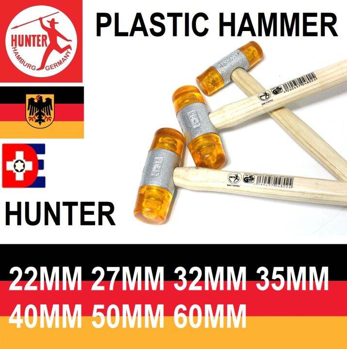 Germany hunter hammer plastic yellow transparent bumping hammer | Lazada