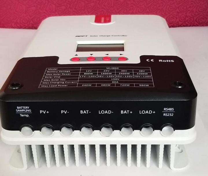 SRNE Charge Controller 40A 60A 12V 24V | Lazada PH