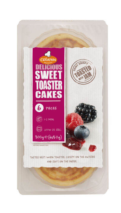 Creapan Sweet Toaster Cake 6x50g | Lazada