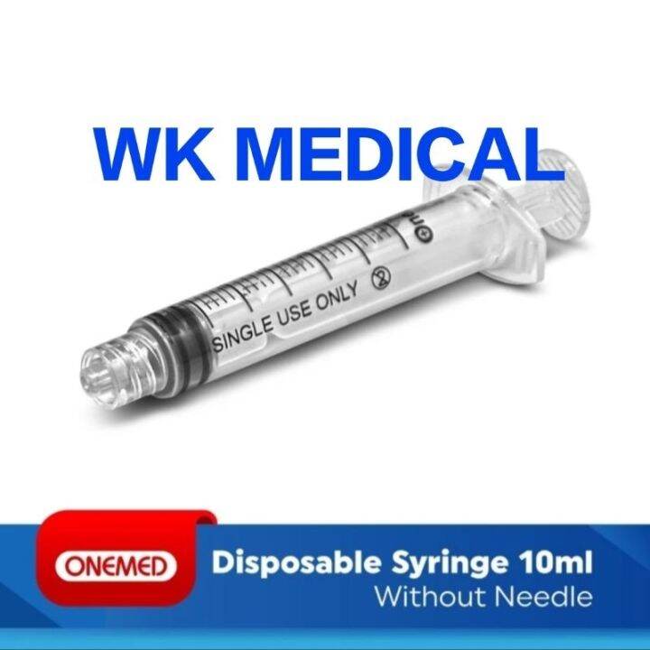Syringe spuit 10ml 10 cc Without Needle Onemed Tanpa Jarum | Lazada ...