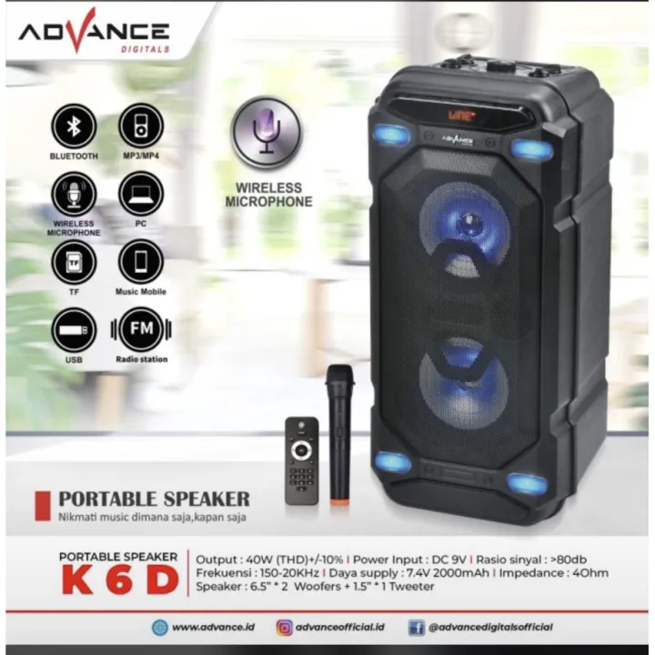 Advance speker k8D | Lazada Indonesia