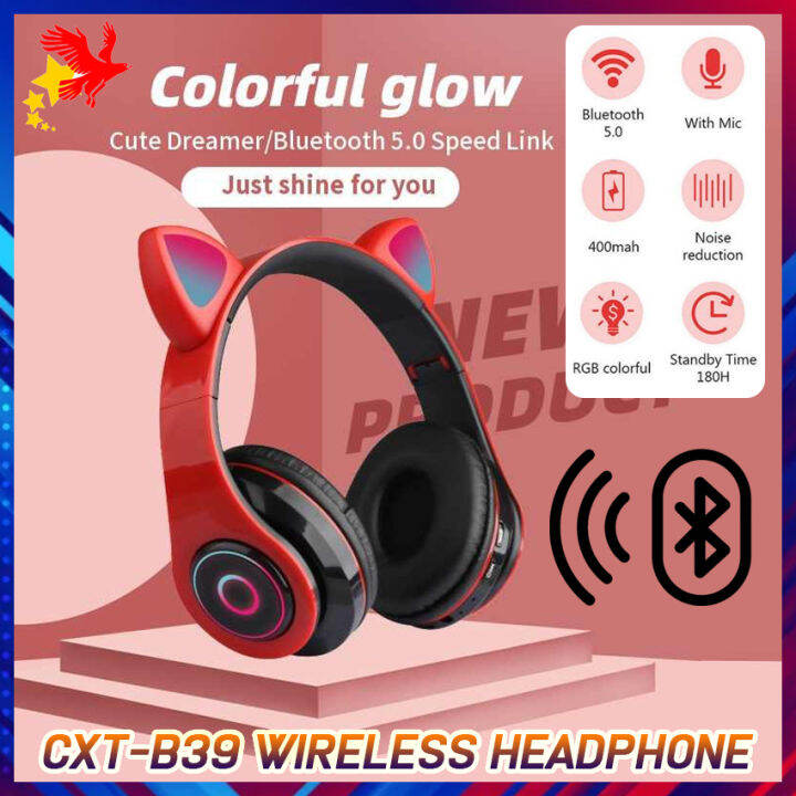 CXT-B29 Headphones Headset Wireless Bluetooth Noise Cancelling Gaming ...