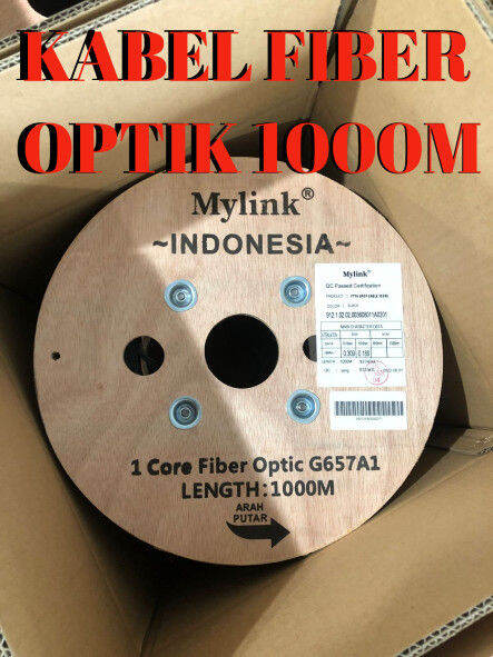 Mylink Dropcore Cable Fiber Optical 1 Core 3 Seling 1000 Meter | Lazada ...