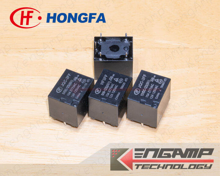 (สินค้ามีตัวเลือก) [RLY] JQC-3FF 5Vdc 12Vdc -1ZS (5ขา) Hongfa Relay 5V 10A | Lazada.co.th
