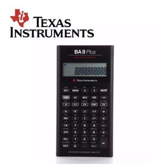 Texas Instruments BA II Plus Professional Financial Calculator (CFA ...