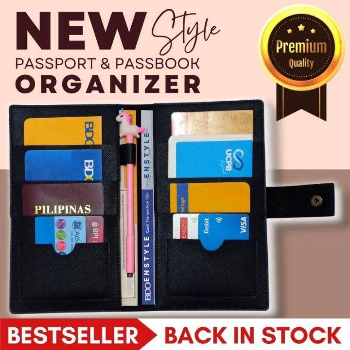 ENSTYLE Family Passport Holder Thick Sturdy Passbook Case Senior ...