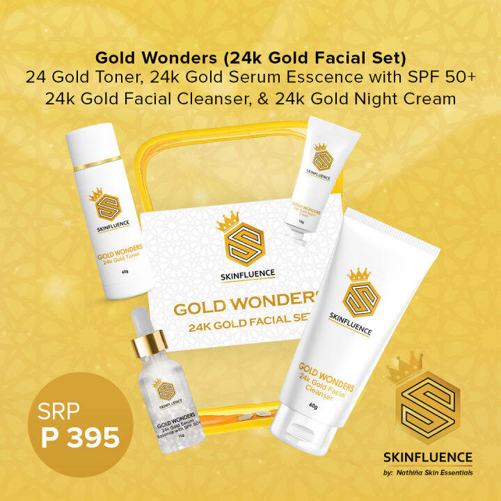 Skinfluence Gold Wonders (24K Gold Set) | Lazada PH