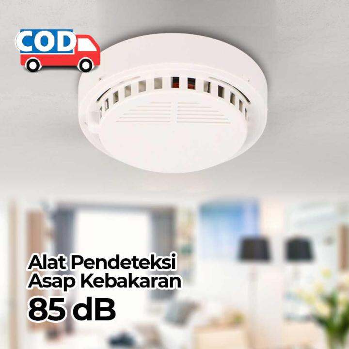 Detektor Asap Smoke Detector Alat Pendeteksi Kebakaran Alarm Ruangan ...