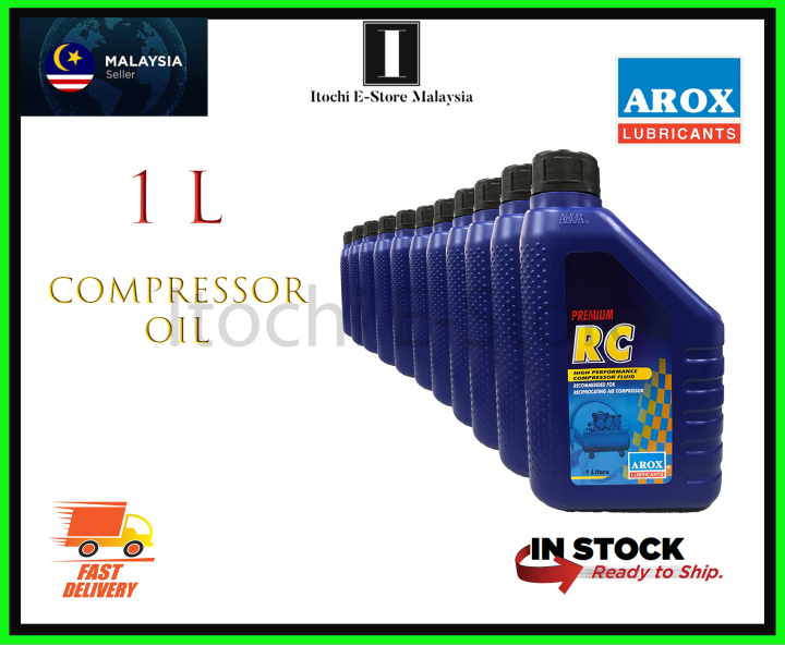 【Ready Stock in Malaysia】Arox Compressor Oil 1L & 4L - Compressor ...