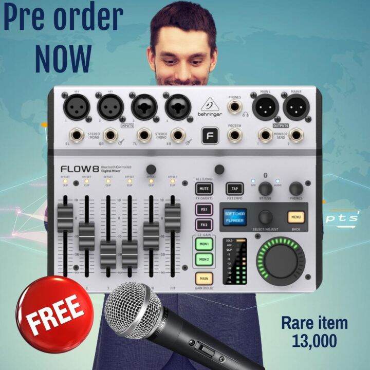 BEHRINGER FLOW8 8-input Digital Mixer | Lazada.co.th