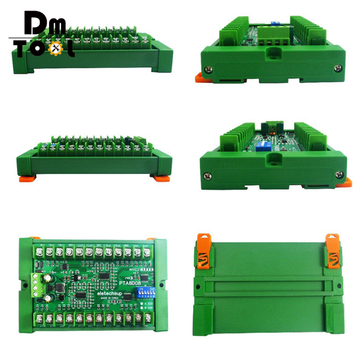 Dm 8ai Rs485 Analog Input Pt100 Rtd Rs485 Temperature Sensor Acquisition Module Ntc K