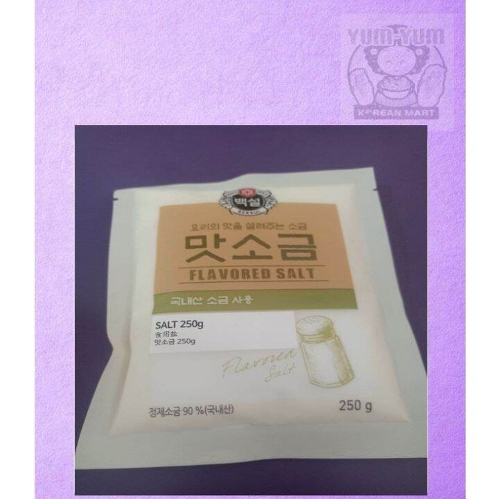 CJ BEKSUL KOREAN FLAVORED SALT 250G | Lazada PH