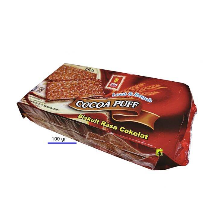 UBM Cocoa Puff - Biskuit Rasa Cokelat - 100 gr | Lazada Indonesia