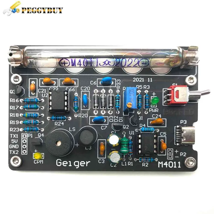 Handheld Nuclear Radiation Detector DIY Geiger Counter Circuit Board ...