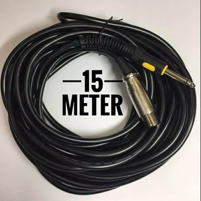 Kabel Mic 15 Meter Longway/Microphone 15 Meter Longway | Lazada Indonesia