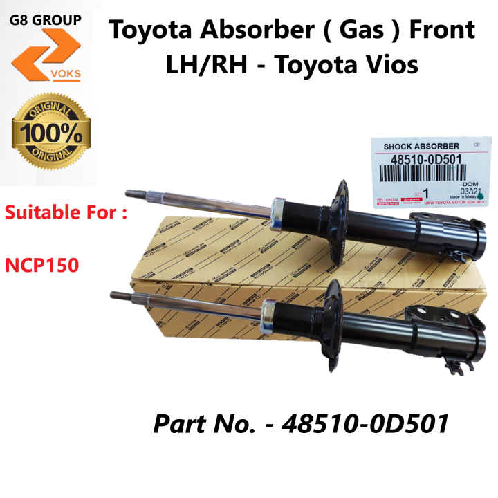 Toyota Absorber ( Gas ) Front LH/RH - Toyota Vios ( 48510-0D501 ...
