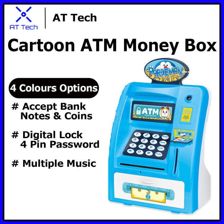 AT Tech ATM Machine Cute Various Cartoon Animation Anime Theme Children ...