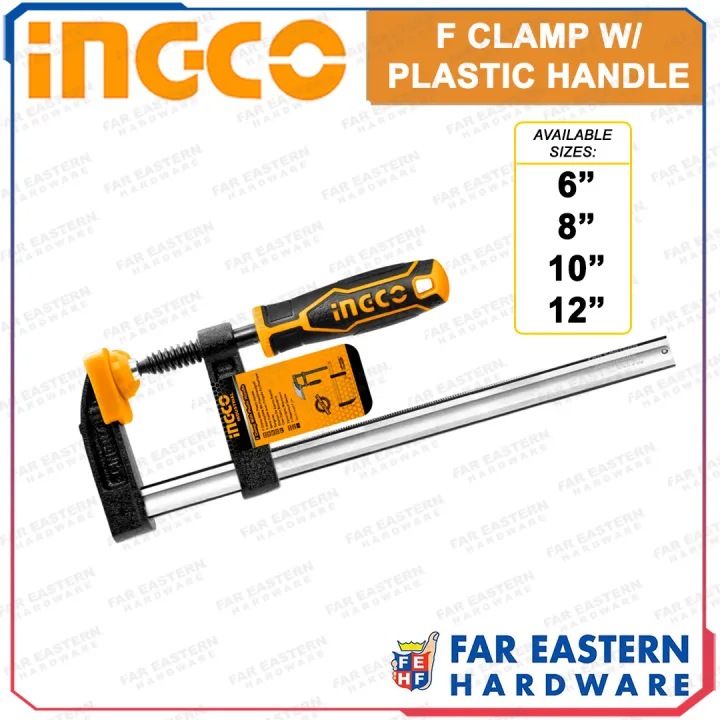 INGCO F Bar Clamp with Plastic Handle 6" | 8" | 10" 12" INHT | Lazada PH