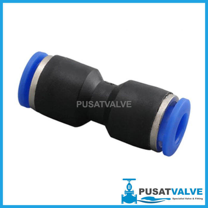 FITTING PU 10 mm FITTING LURUS SELANG ke SELANG 10mm x 10mm | Lazada ...
