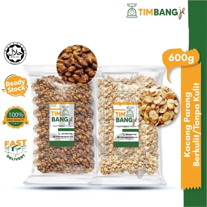 Kacang Parang (Berkulit/Tanpa Kulit) 600g | Lazada