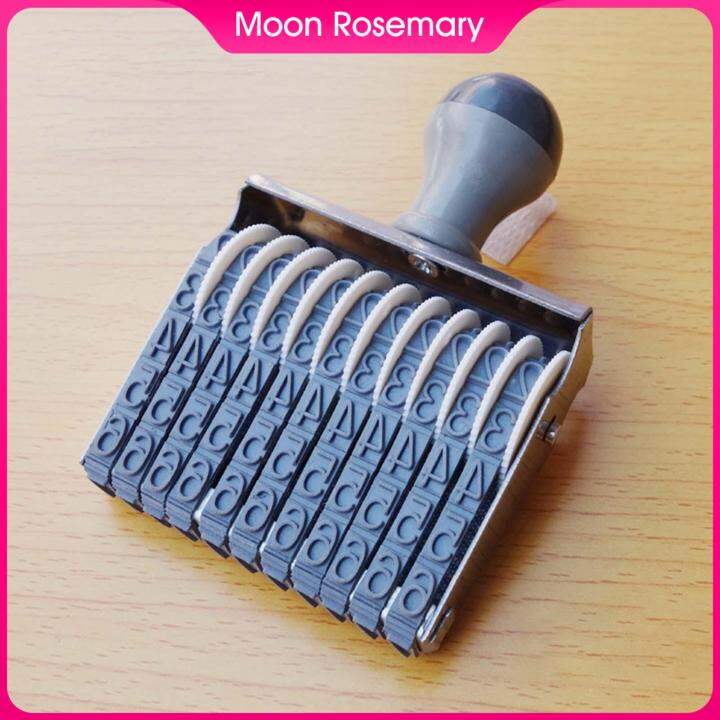 Moon Rosemary Rubber Number Stamp 11 Digit Numbering Stamp for Document ...