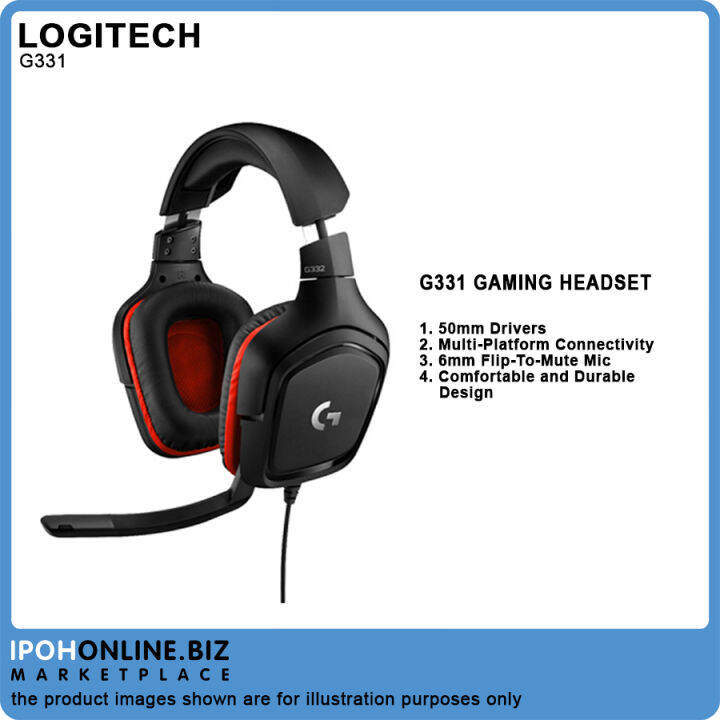 Logitech G331 Gaming Headset | Lazada