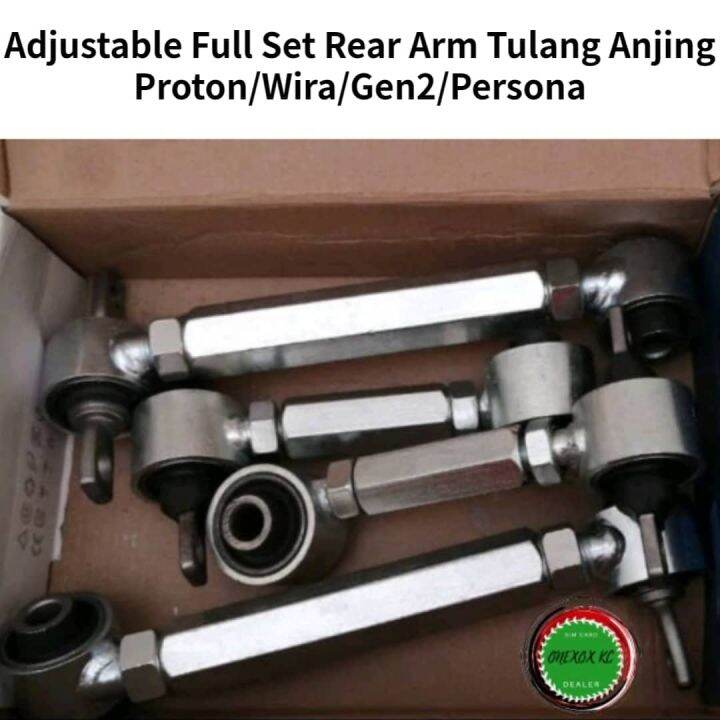 ADJUSTABLE Full Set Rear Arm Tulang Anjing Proton/Wira/Waja/Gen2 ...